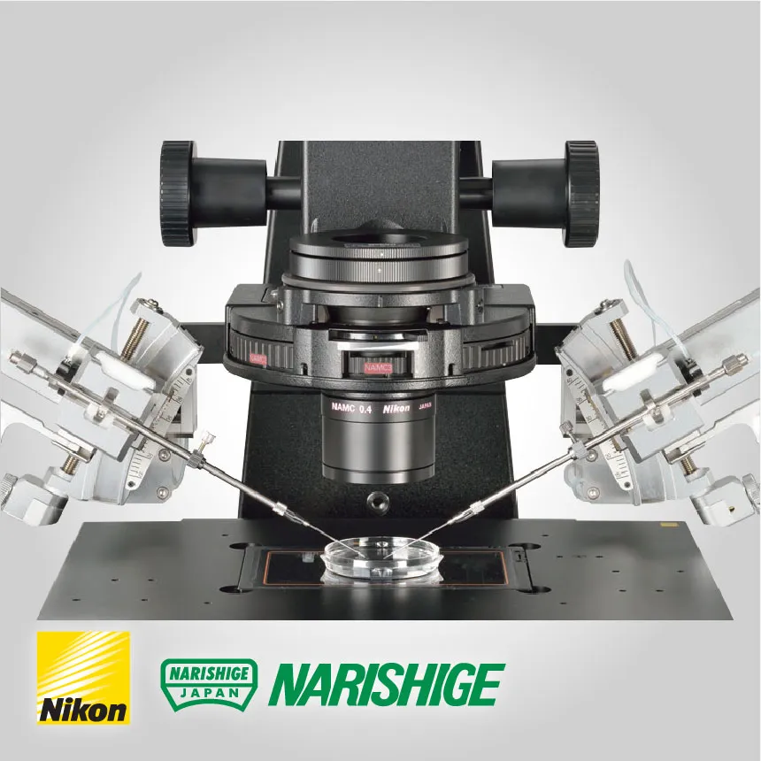 Nikon NTX Micromanipulator set for Inverted Microscope